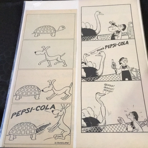 Other | O Soglow Pepsi Cartoons | Poshmark